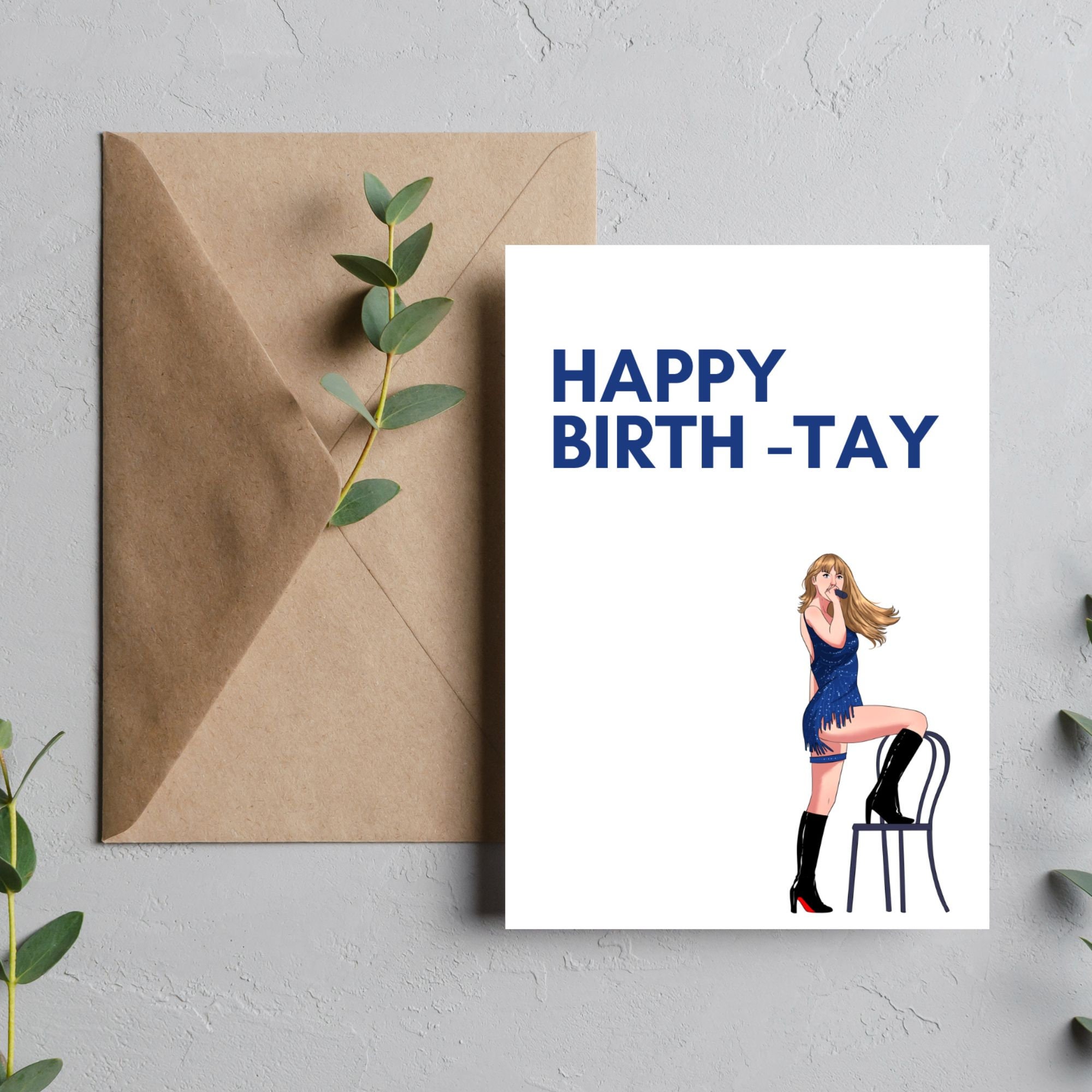 Personalized Taylor Swift Inspired Card - Include Your Own Text - Etsy
