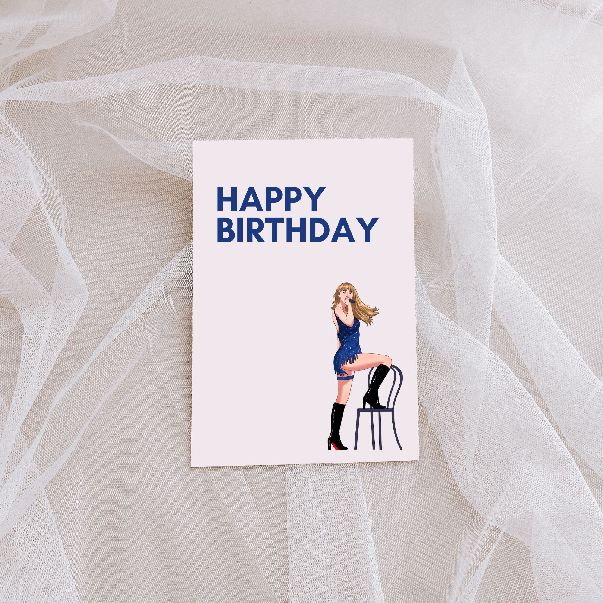 Taylor Swift Inspired Birthday Card - Celebrate With Swiftie Style ...