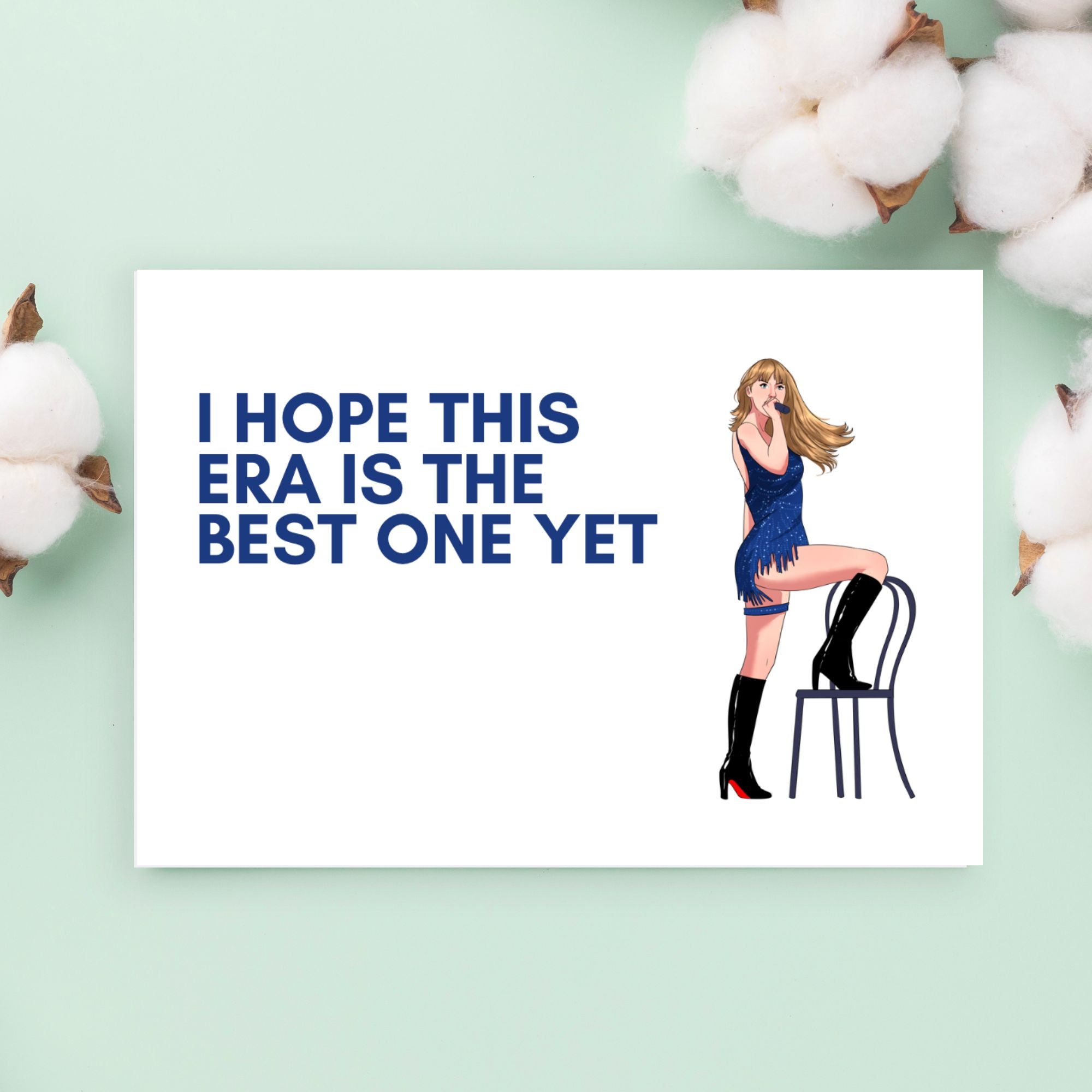 Personalized Taylor Swift Inspired Card - Include Your Own Text - Etsy