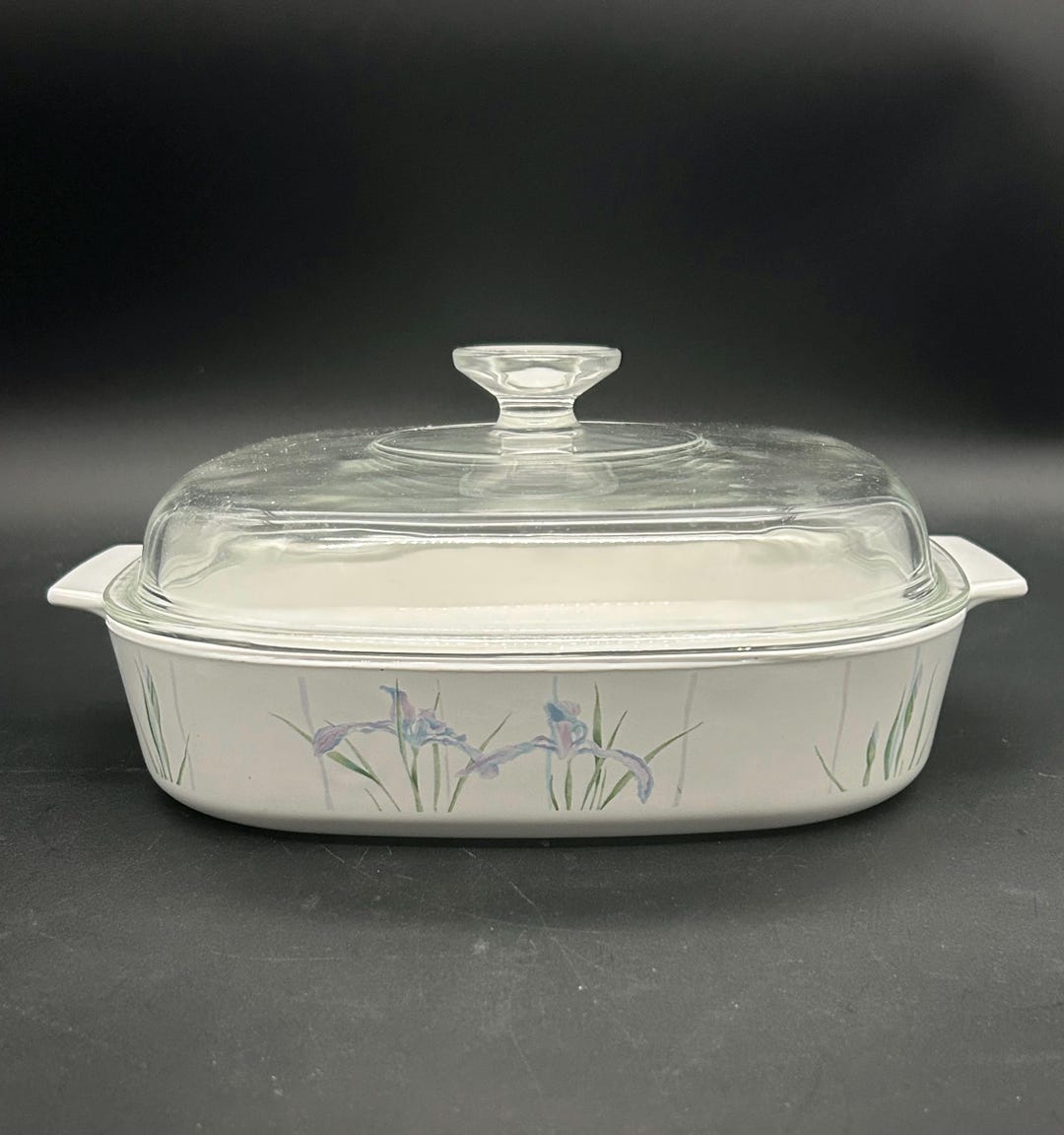 Corning Ware Shadow Iris 2.5 Liter Casserole Dish With Lid - Etsy