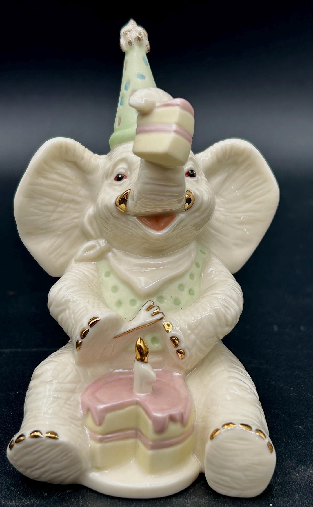 Lenox Elephants- Celebrate With Cake Figurine - Etsy