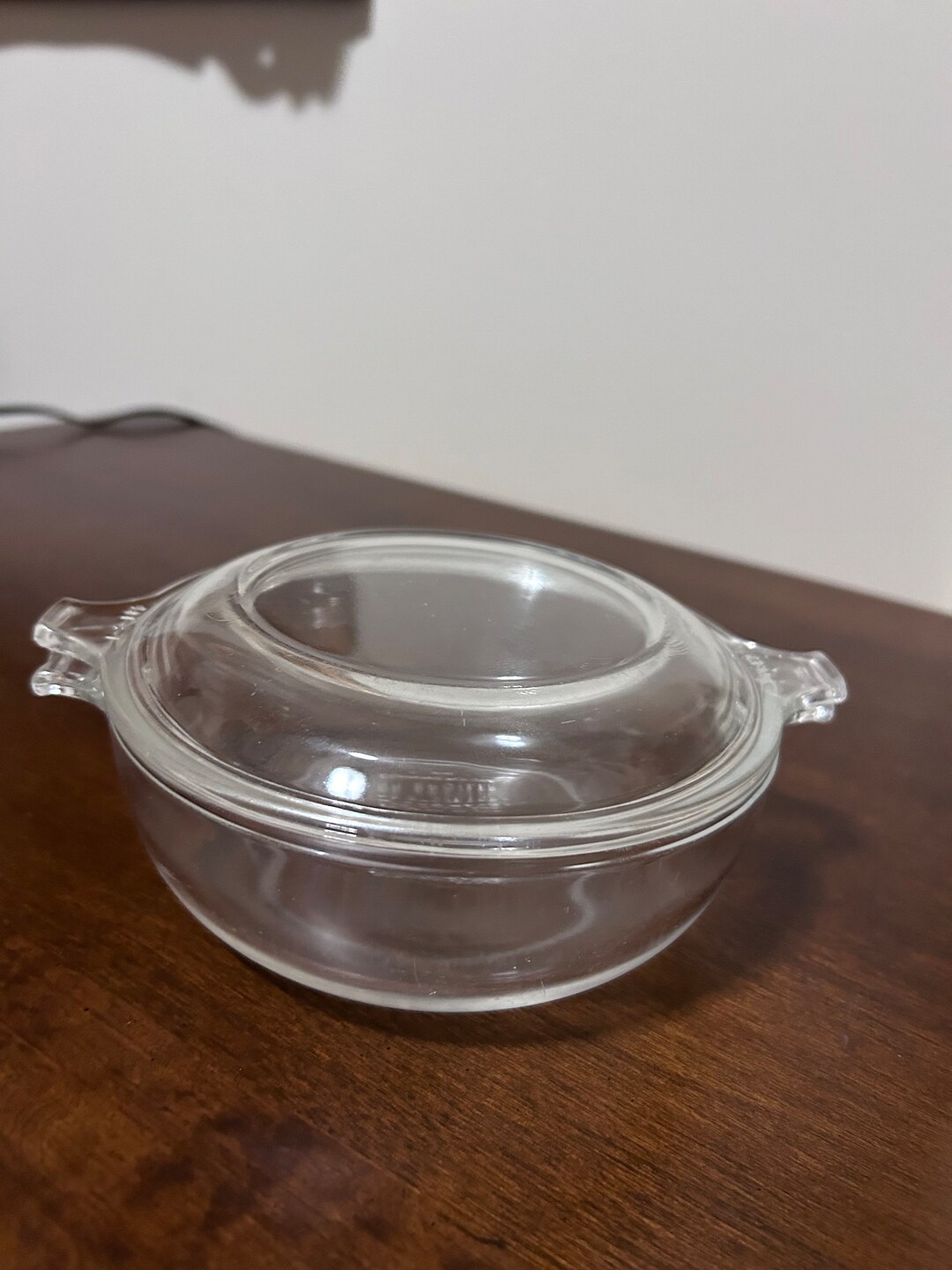 Vintage Clear PYREX Casserole Dish 600ml 019 With Lid. - Etsy