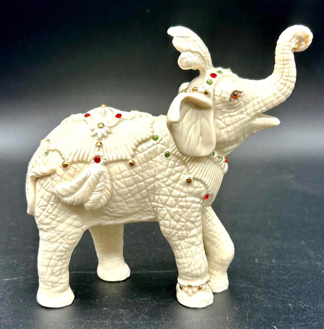 A Lenox Royal Court Jesters Elephant Figurine, From the China Jewels ...