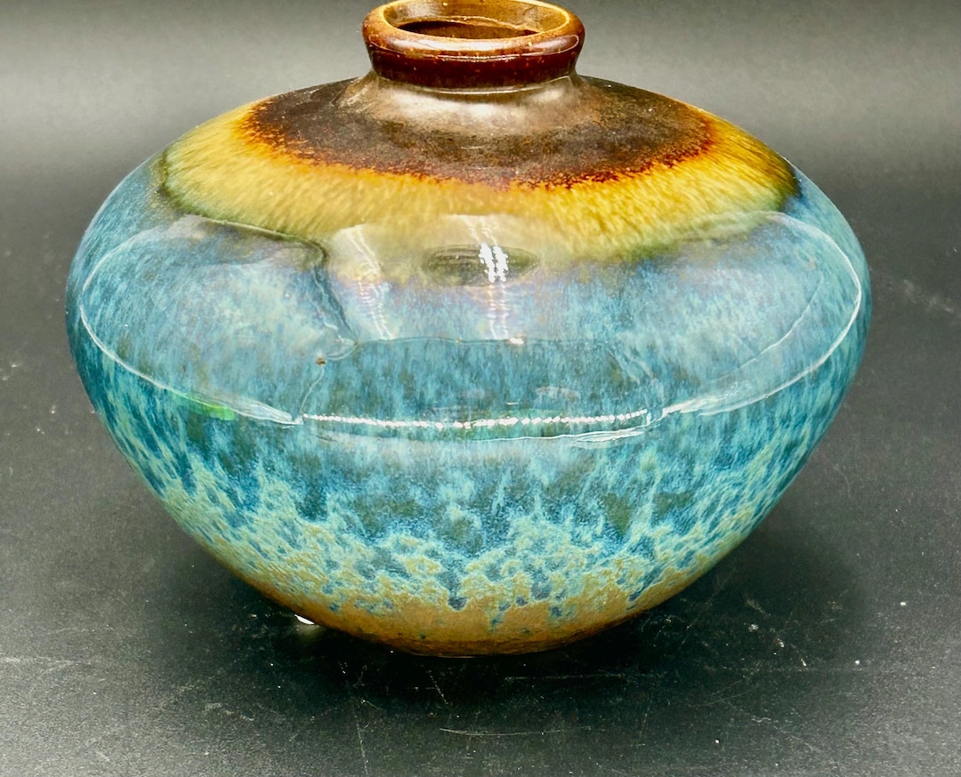 Squat Vase for Home Decor Vintage Vases - Etsy
