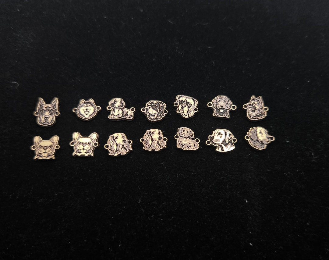 14k GF Dog Connectors for Permanent Jewelry - Etsy