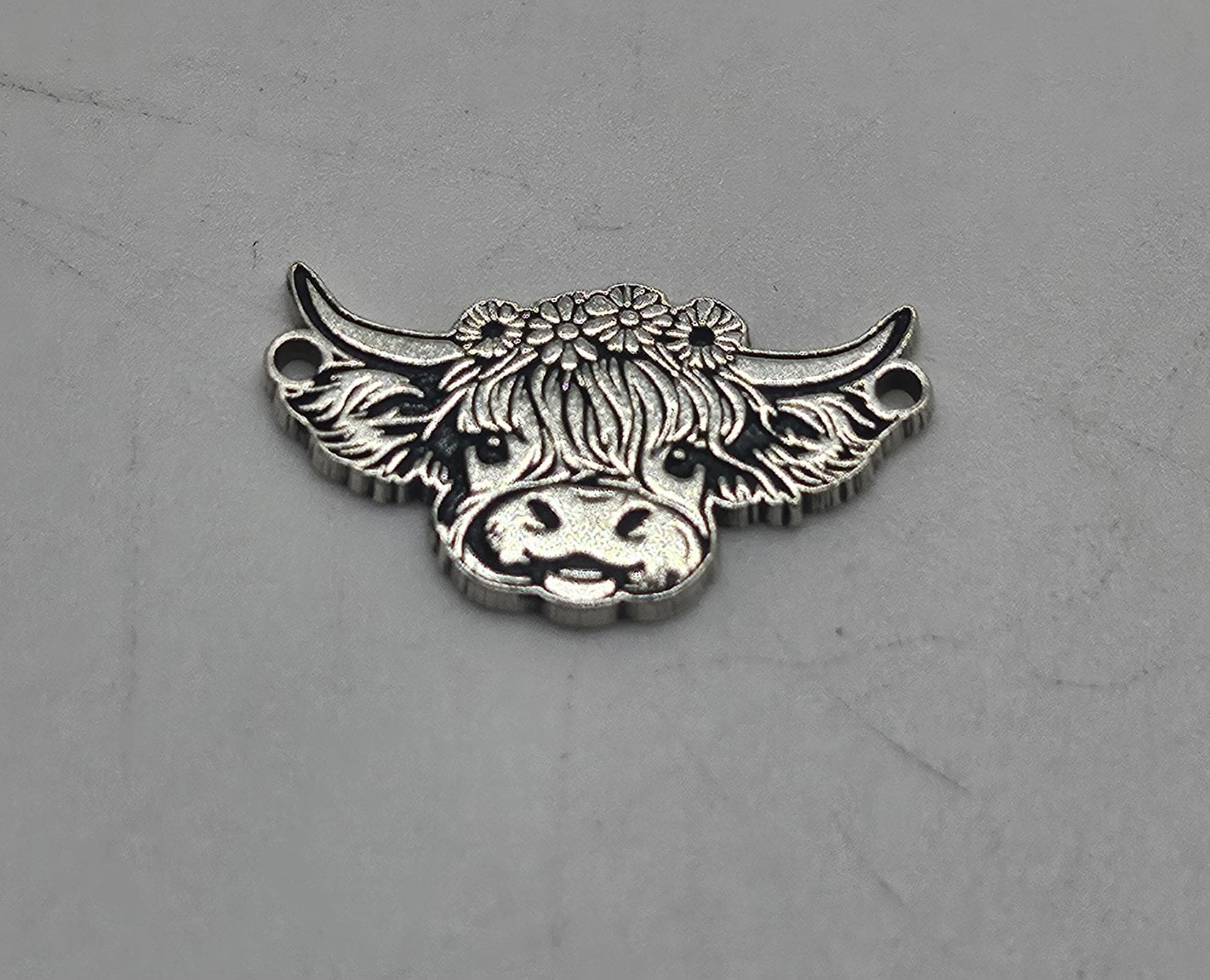 Highland Cow Sterling Silver Connectors - Etsy
