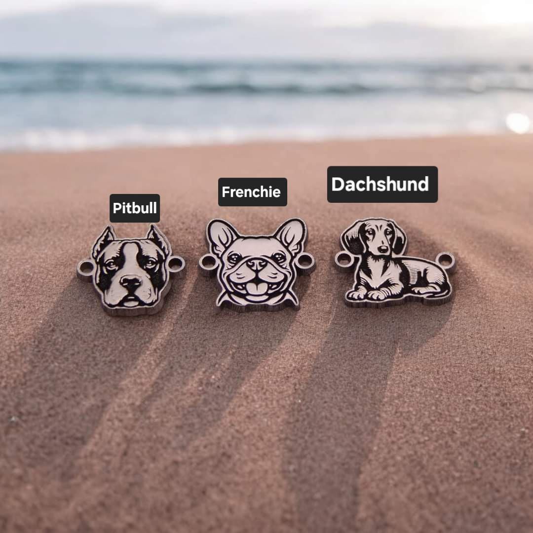 Sterling Silver Dog Connectors for Permanent Jewelry - Etsy