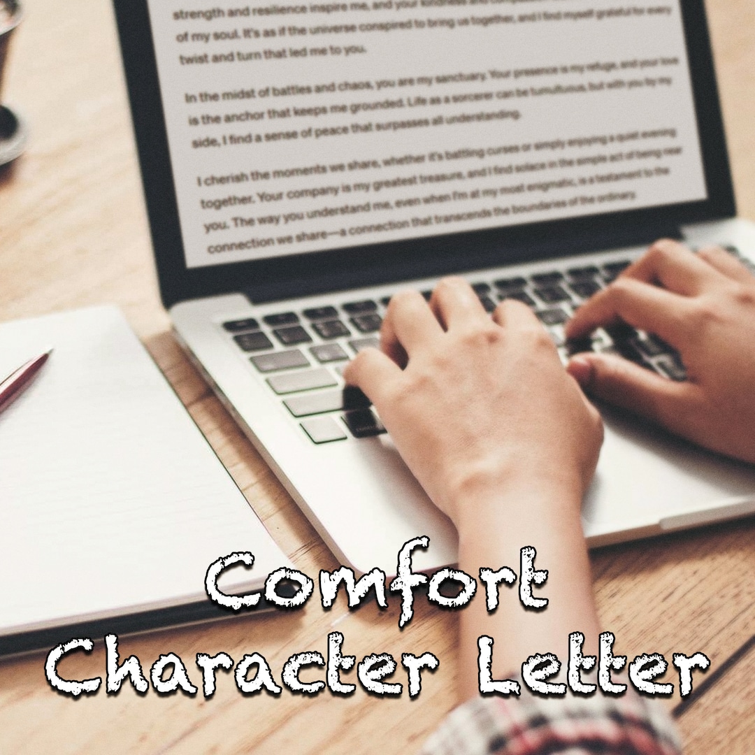 Digital Letter From Your Comfort Character of Choice, Birthday Gift ...