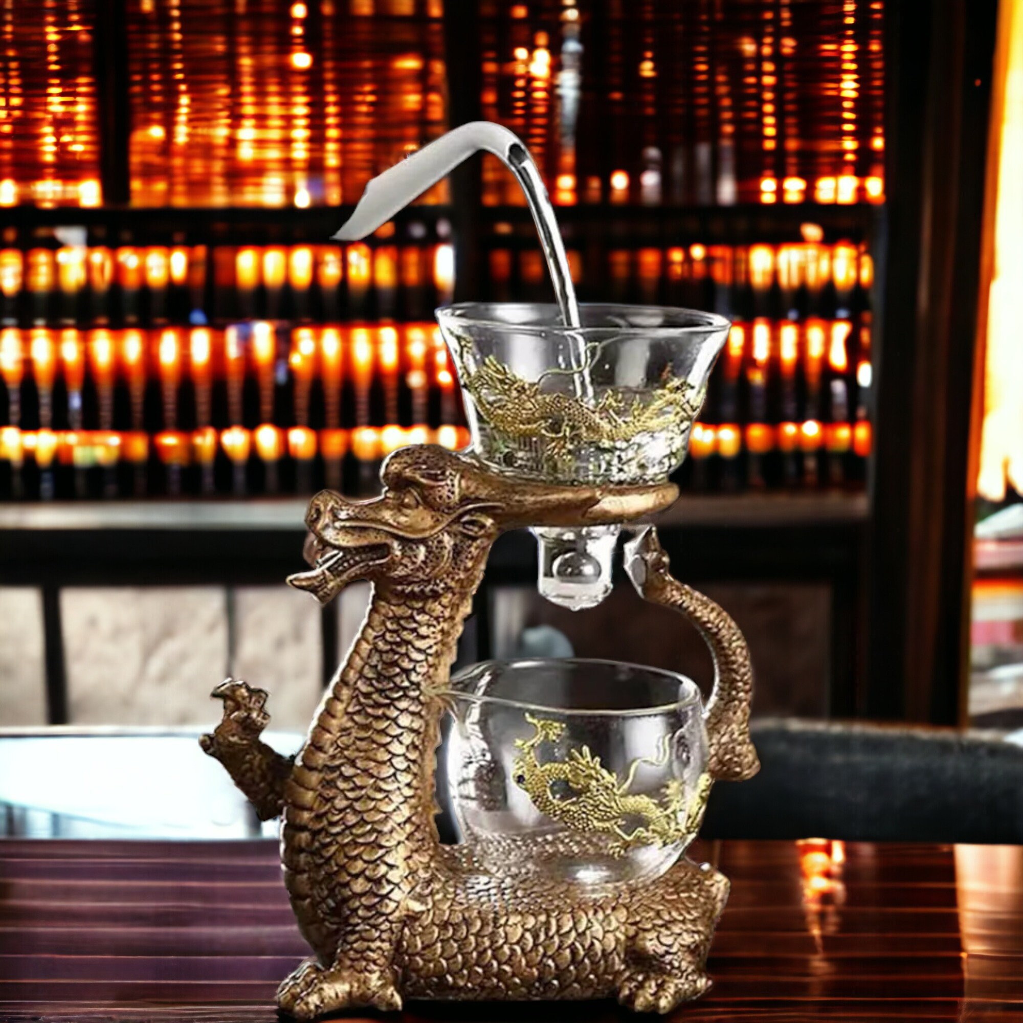 Japanese Dragon Tea Set Antique Tea Set, Gold Dragon, Kitchen Decor ...