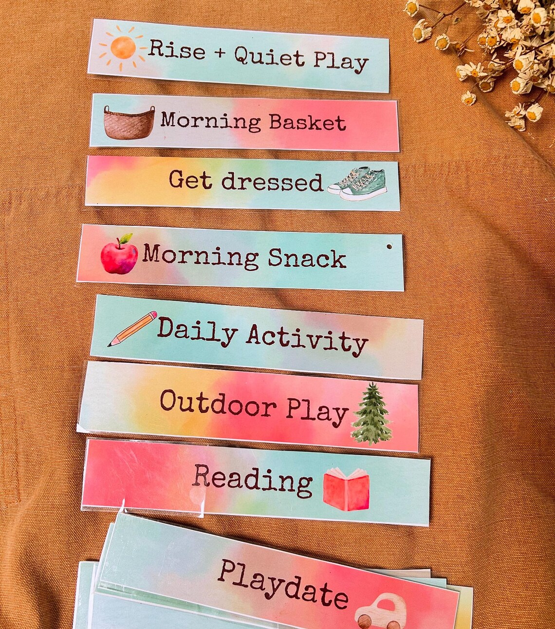 Daily Rhythm Cards/ Waldorf / Homeschool - Etsy