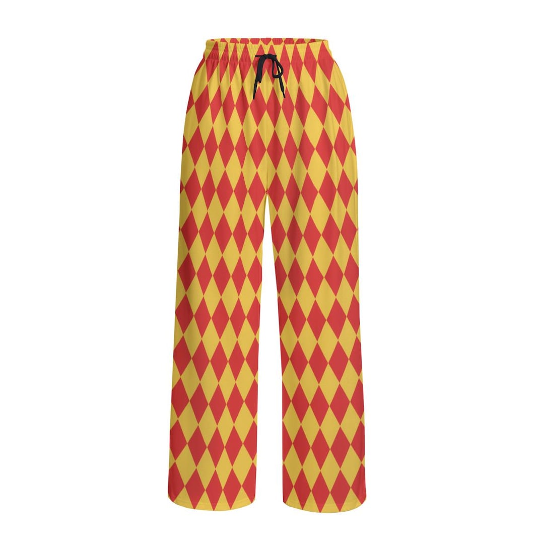 Jester Costume Pants, Clown Costume, Clown Pants, Harlequin Clown Suit ...