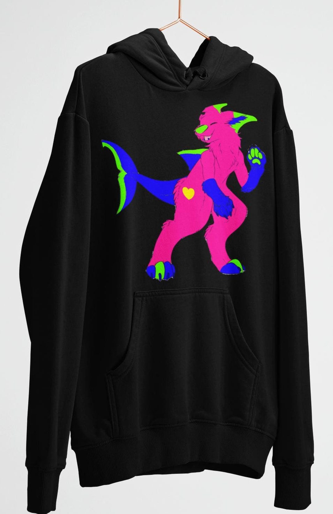 Manokit Furry Hoodie Furry Fandom Shirt Fursuit Fan Clothing Furry T ...