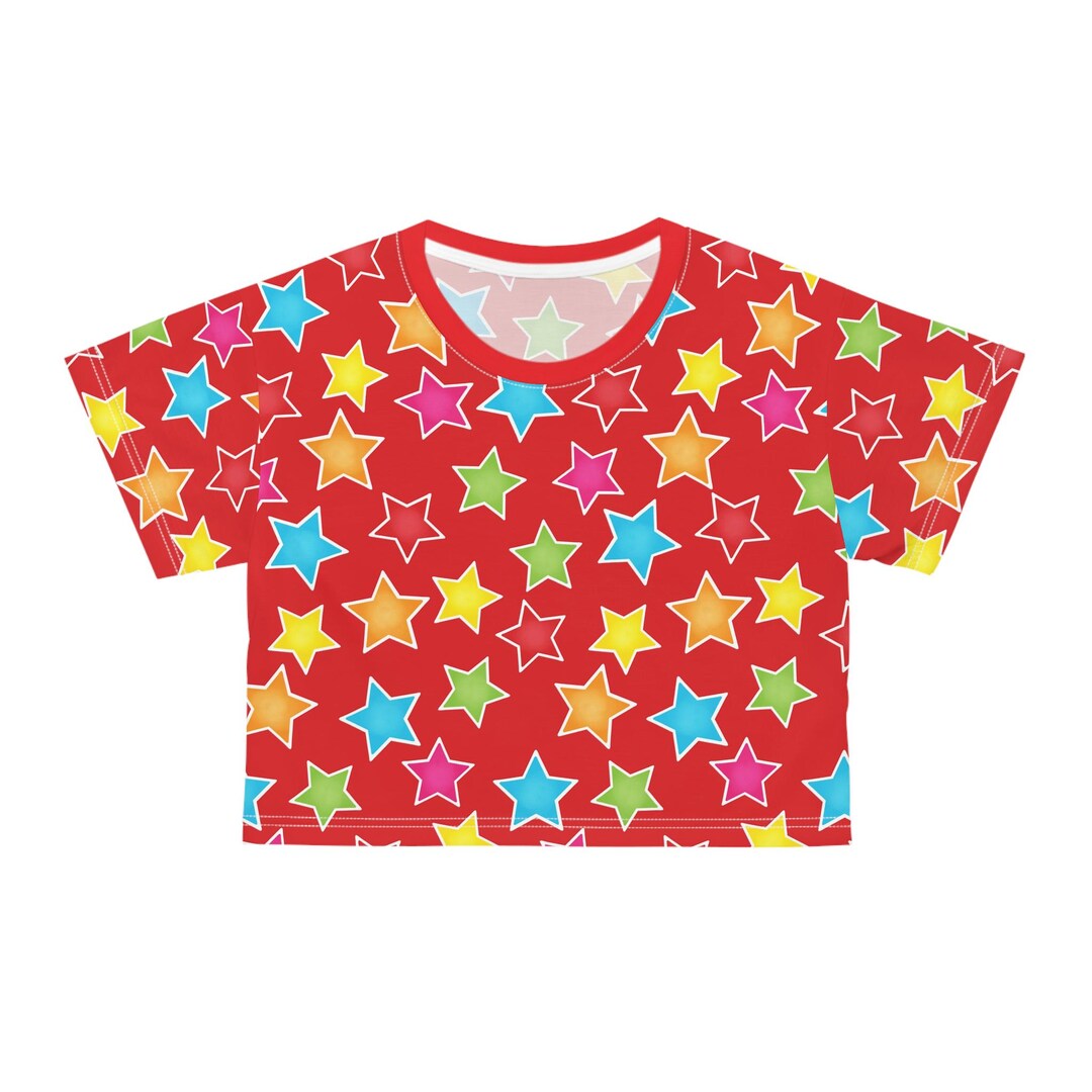 Clowncore Crop Tee, Kidcore Clothing, Circus Fashion Shirt, Vintage ...