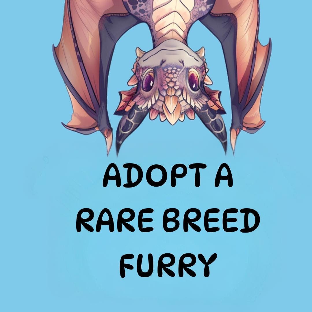 Adopt Rare Breeds Furry Fursona Ref Sheet Adopt A Furry Fursuit Fan ...