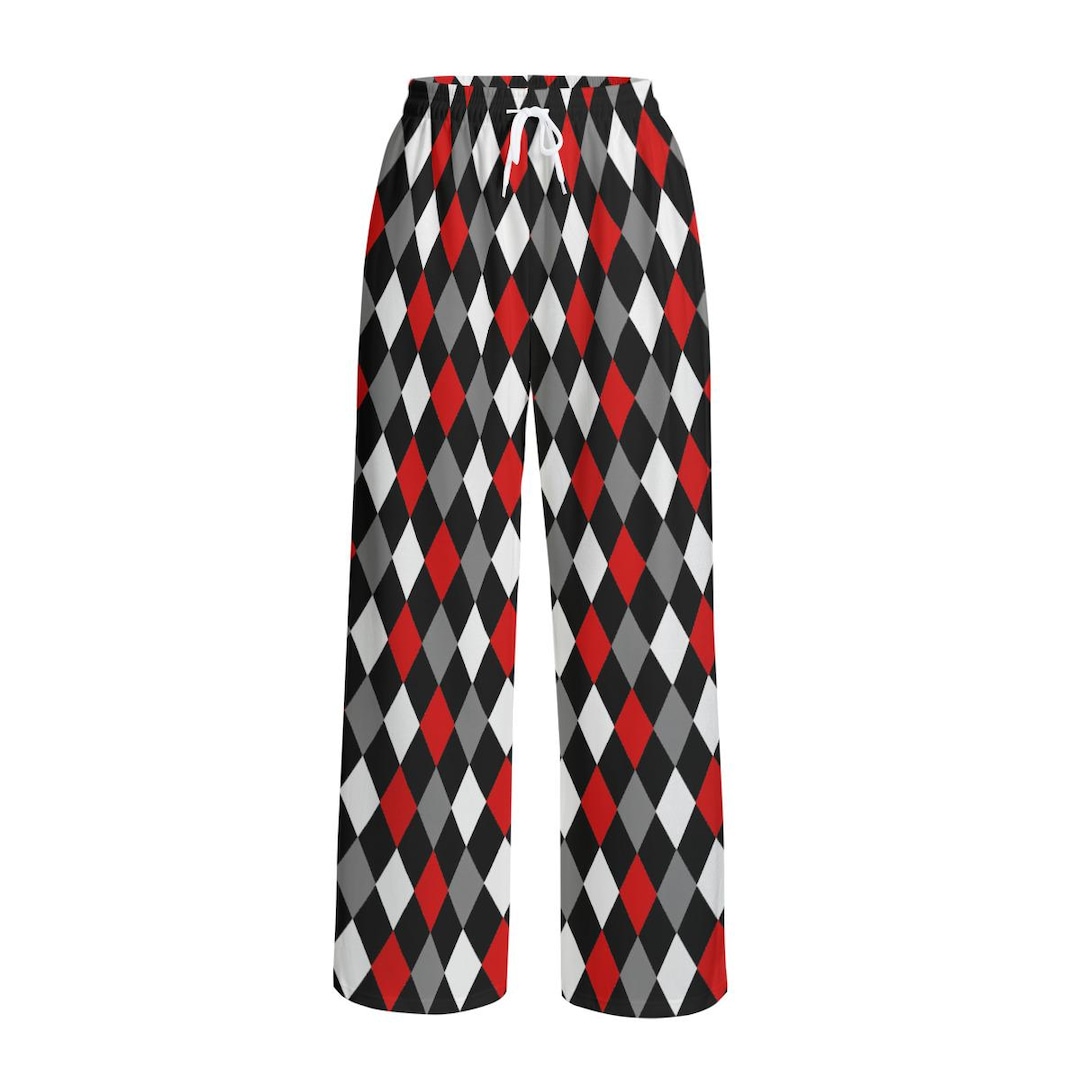 Clowncore Pants Weirdcore Gothic Clothes Jester Costume Bottoms, Killer ...