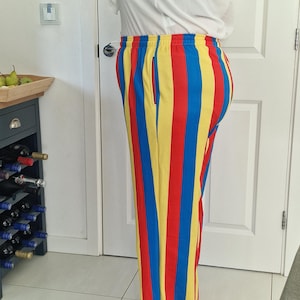 Retro Stripe Clown Pants: Clowncore Circus Costume - Etsy