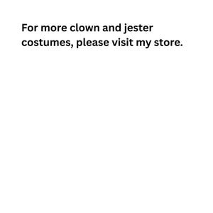 Pink Clown Costume Overalls, Harlequin and Striped Split Leg Clowncore ...