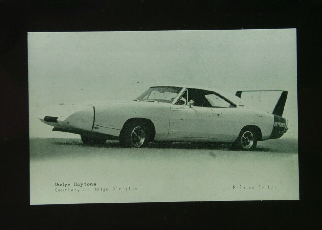 Vintage Advertising Vending Card Dodge Daytona Car Exhibit Supply ...