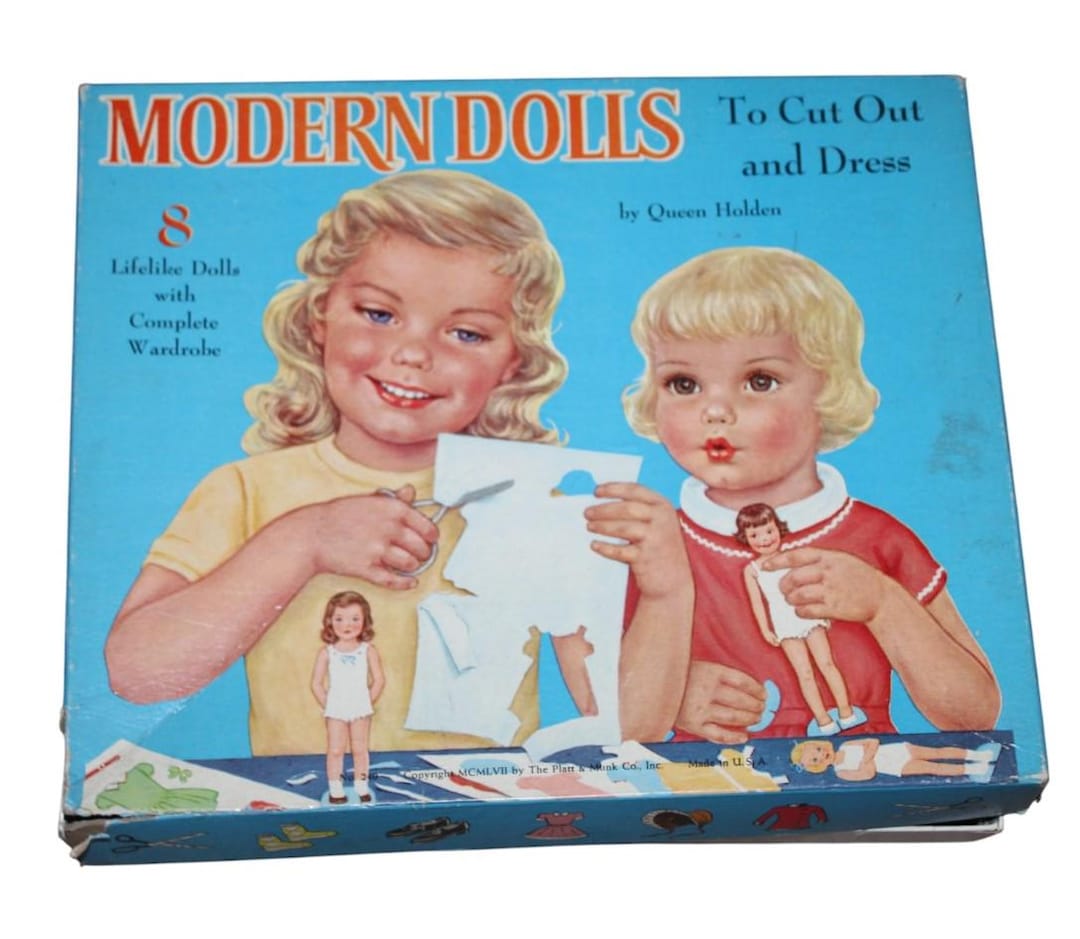Queen Holden Modern Dolls Paper Dolls 8 Dolls & Wardrobe 1957 - Etsy