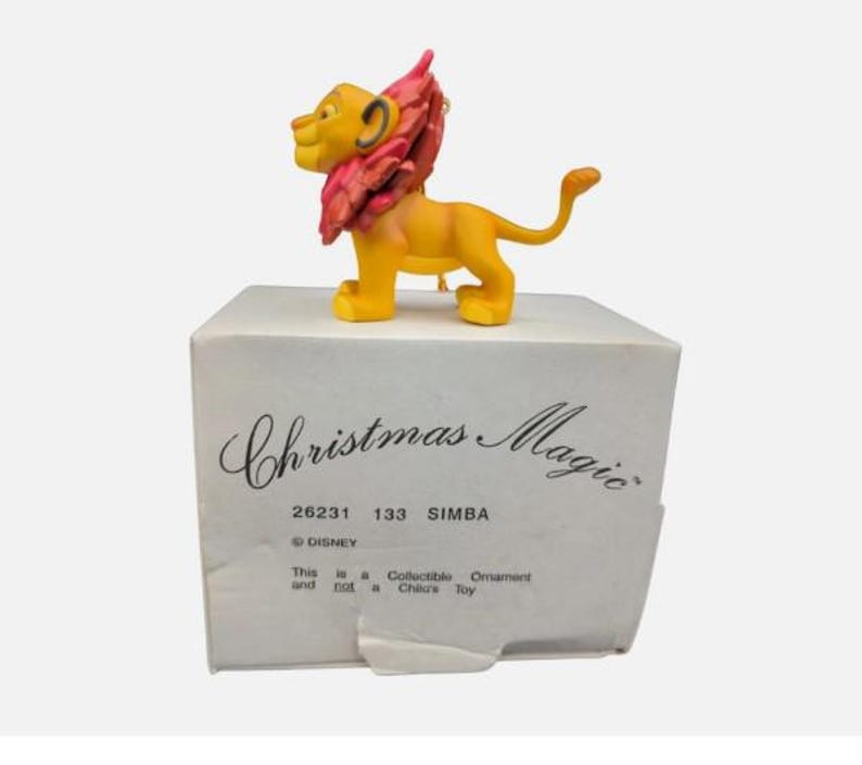 The Lion King SIMBA Disney Christmas Magic Ornament 26231-133 - Etsy ...