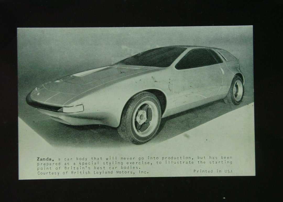Vintage Vending Advertising Card Featuring Zanda Leyland Motors Car ...