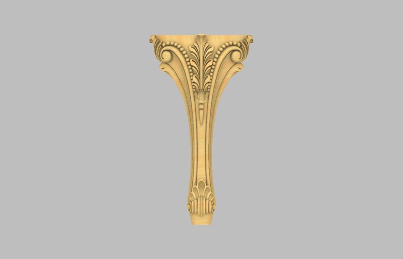 Carved Chair Leg 3d STL Model for CNC Machine, 3d Designs, CNC Files - Etsy