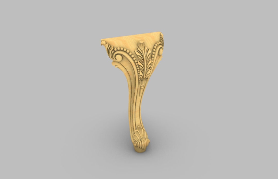 Carved Chair Leg 3d STL Model for CNC Machine, 3d Designs, CNC Files - Etsy