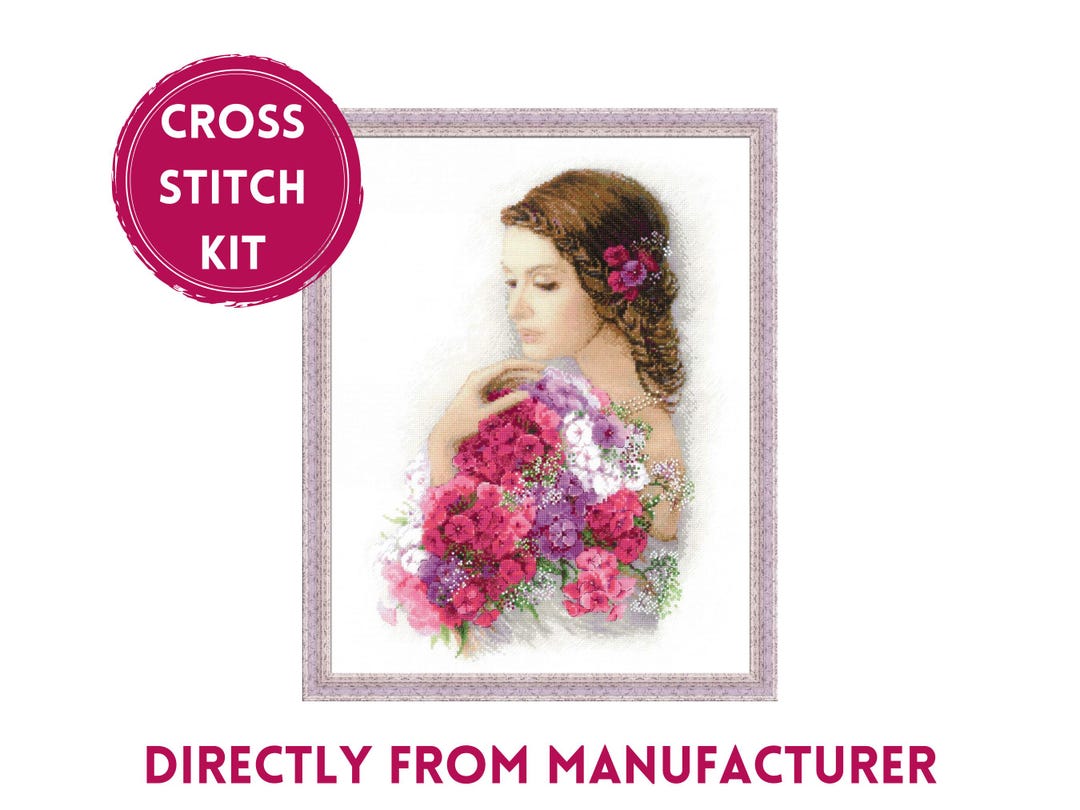 RIOLIS PREMIUM Counted Cross Stitch Kit 100/036 Summer Delight ...