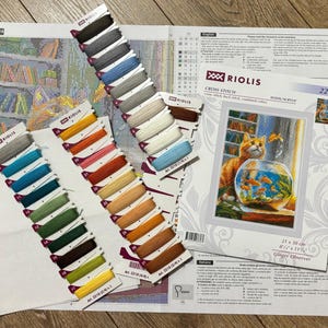 RIOLIS Counted Cross Stitch Kit 2218 Ginger Observer, Embroidery Kit ...