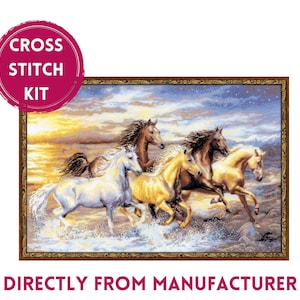 RIOLIS PREMIUM Counted Cross Stitch Kit 100/038 in the Sunset ...