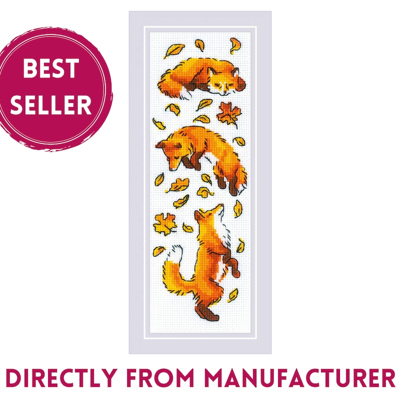 Fox Cross Stitch Kit - Etsy