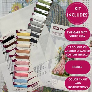 RIOLIS Counted Cross Stitch Kit 2071 Horse Girl Embroidery Kit With a ...