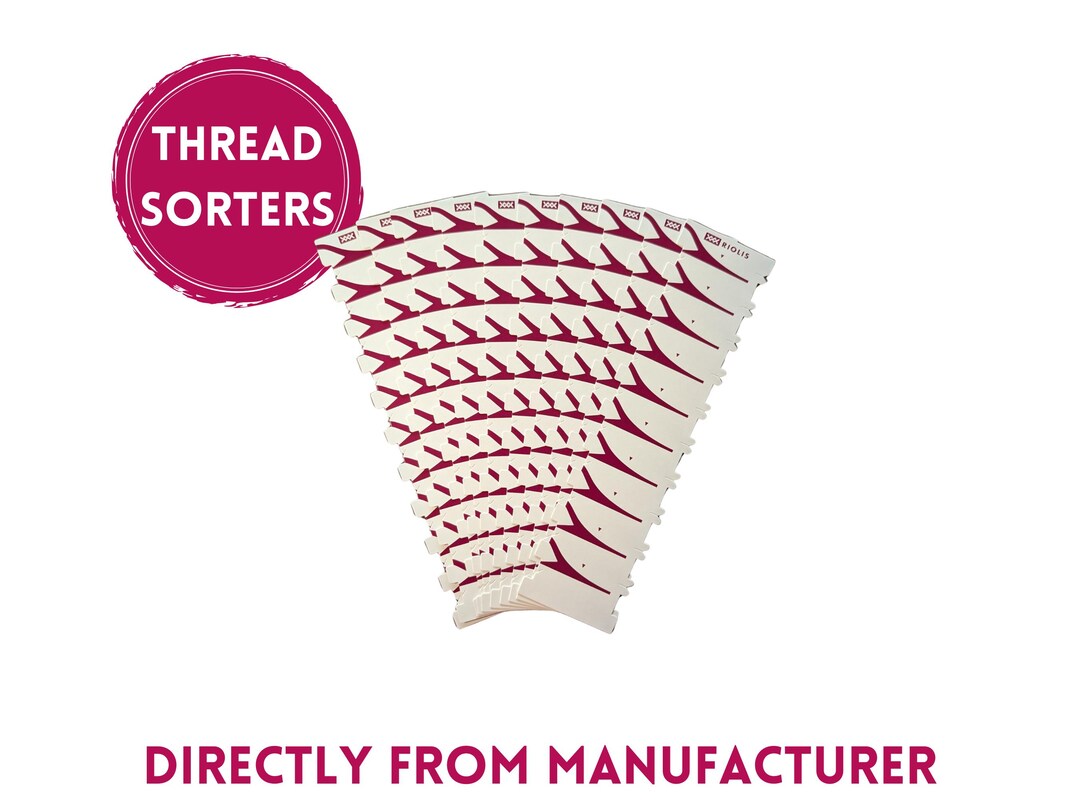 RIOLIS Embroidery Threads Sorters, Cardboard Floss Organizers, A Set of ...