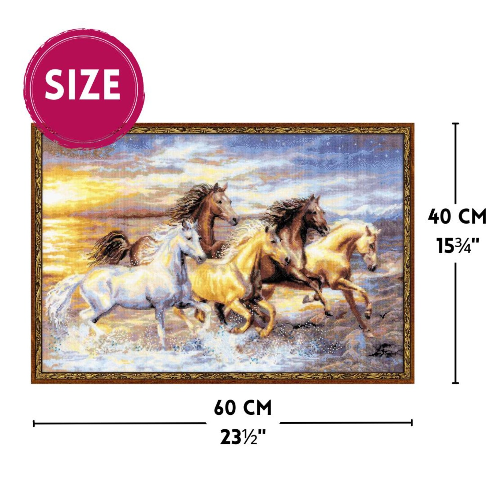 RIOLIS PREMIUM Counted Cross Stitch Kit 100/038 in the Sunset ...