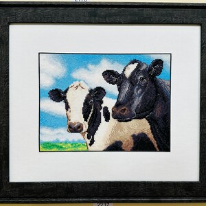 RIOLIS Counted Cross Stitch Kit 2237 Cows, Embroidery Kit With Cute ...