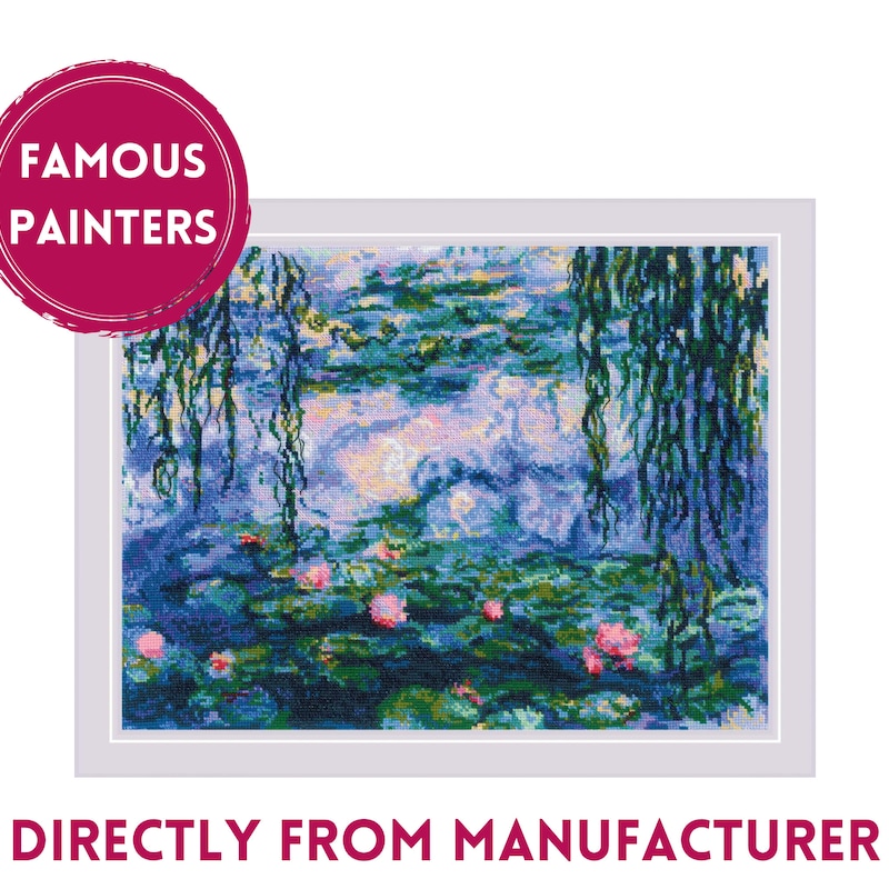 Monet Cross Stitch - Etsy