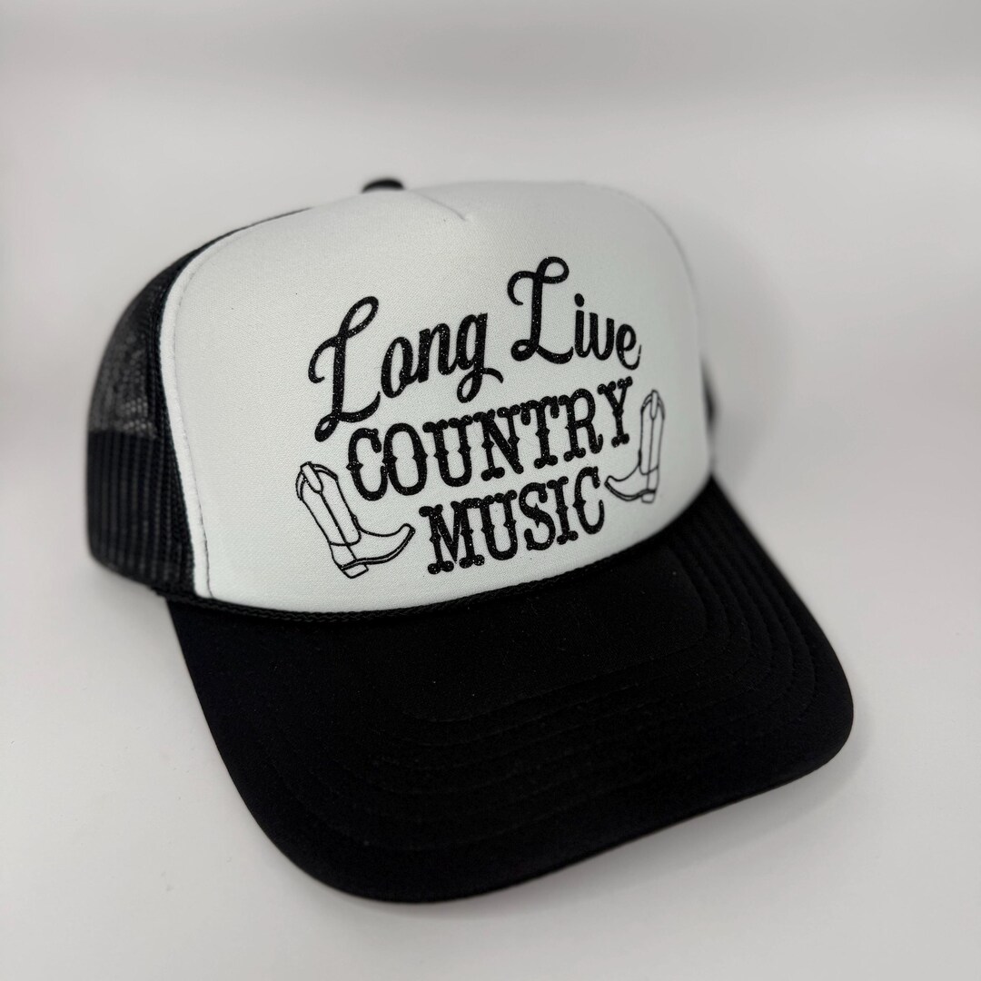 Long Live Country Music Trucker Hat – Western Festival Hat, Stagecoach ...