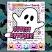 Halloween Word Search Fall Party Printable Puzzle Game Activity for ...