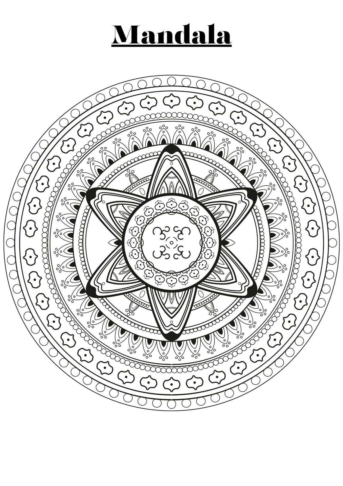 Mandala Coloring Book - Etsy