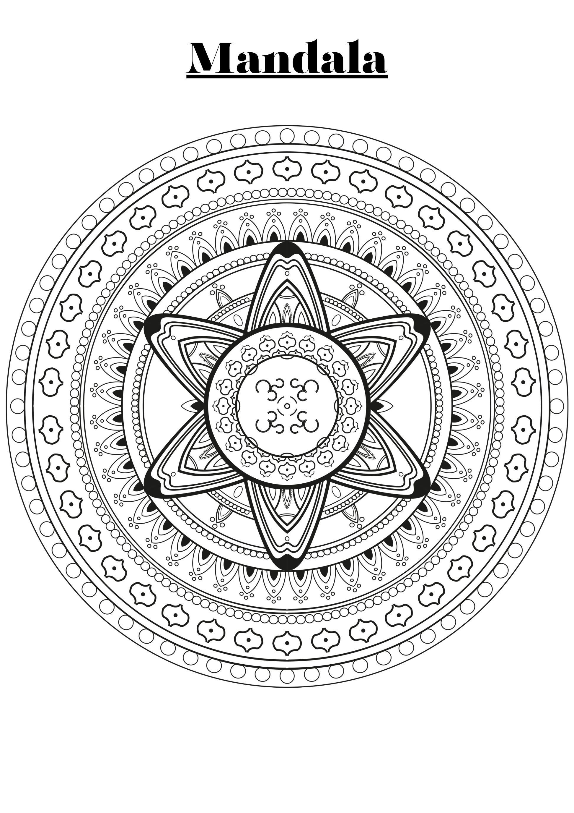 Mandala Coloring Book - Etsy