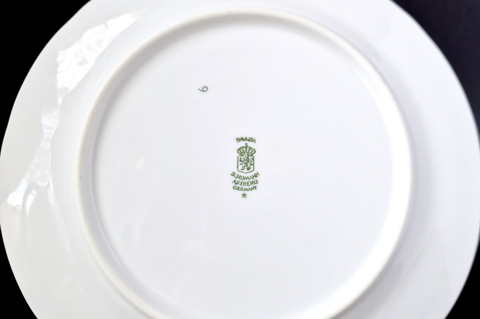 1960s Vintage Schumann Bavaria Floral Plate - Dessert Plate - "empress ...