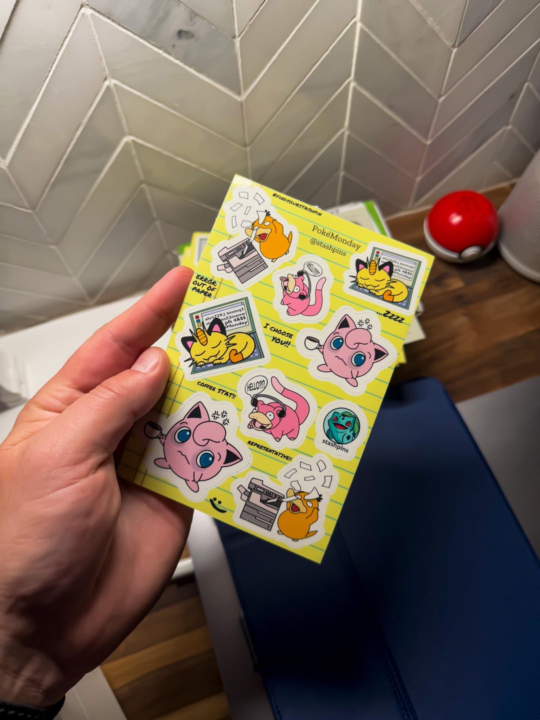 Pokemonday Sticker Sheet - a Vinyl Sticker Collection. - Etsy