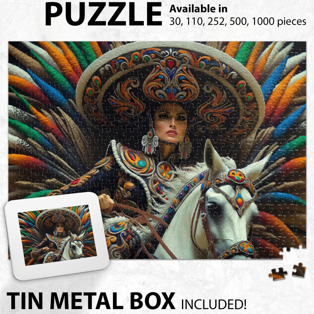 Puzzle, Mexican Female Rodeo Performance Dancer Jigsaw Puzzle, Unique ...