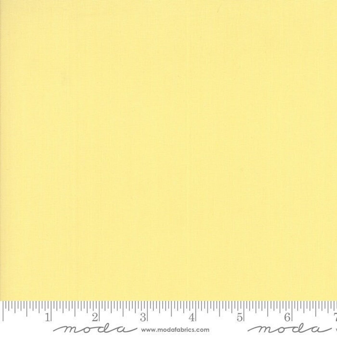Moda Bella Solids Soft Yellow 9900 148, 1/2 Yard Increments - Etsy