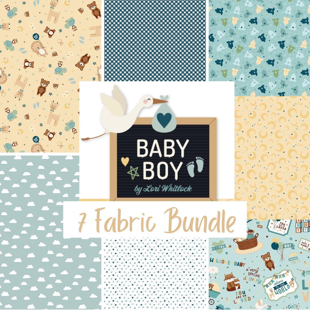 Baby Boy by Lori Whitlock for Riley Blake Fabrics, Curated 7 Fabric ...