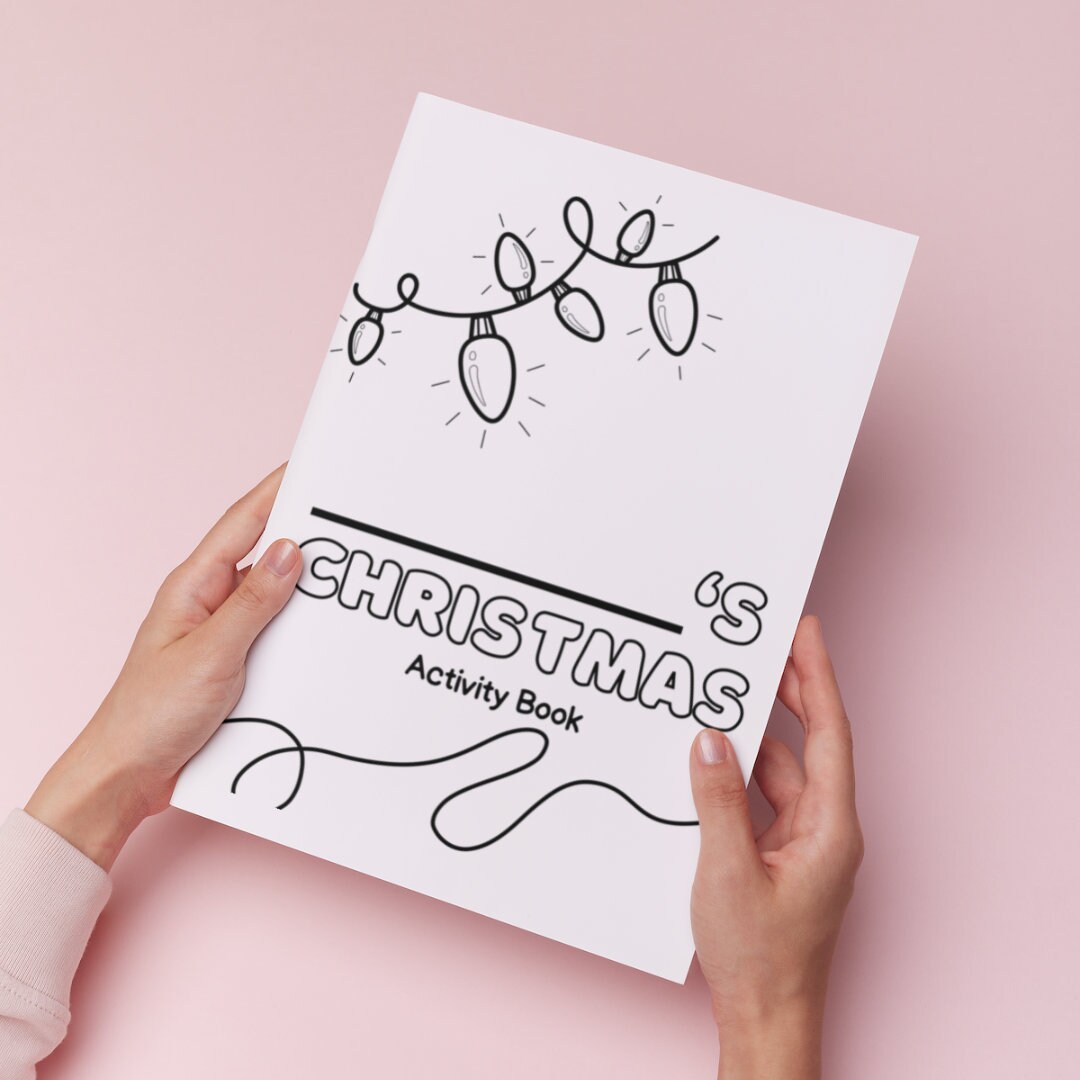 Christmas Printable Activity Book for Kids Christmas Coloring Page for ...