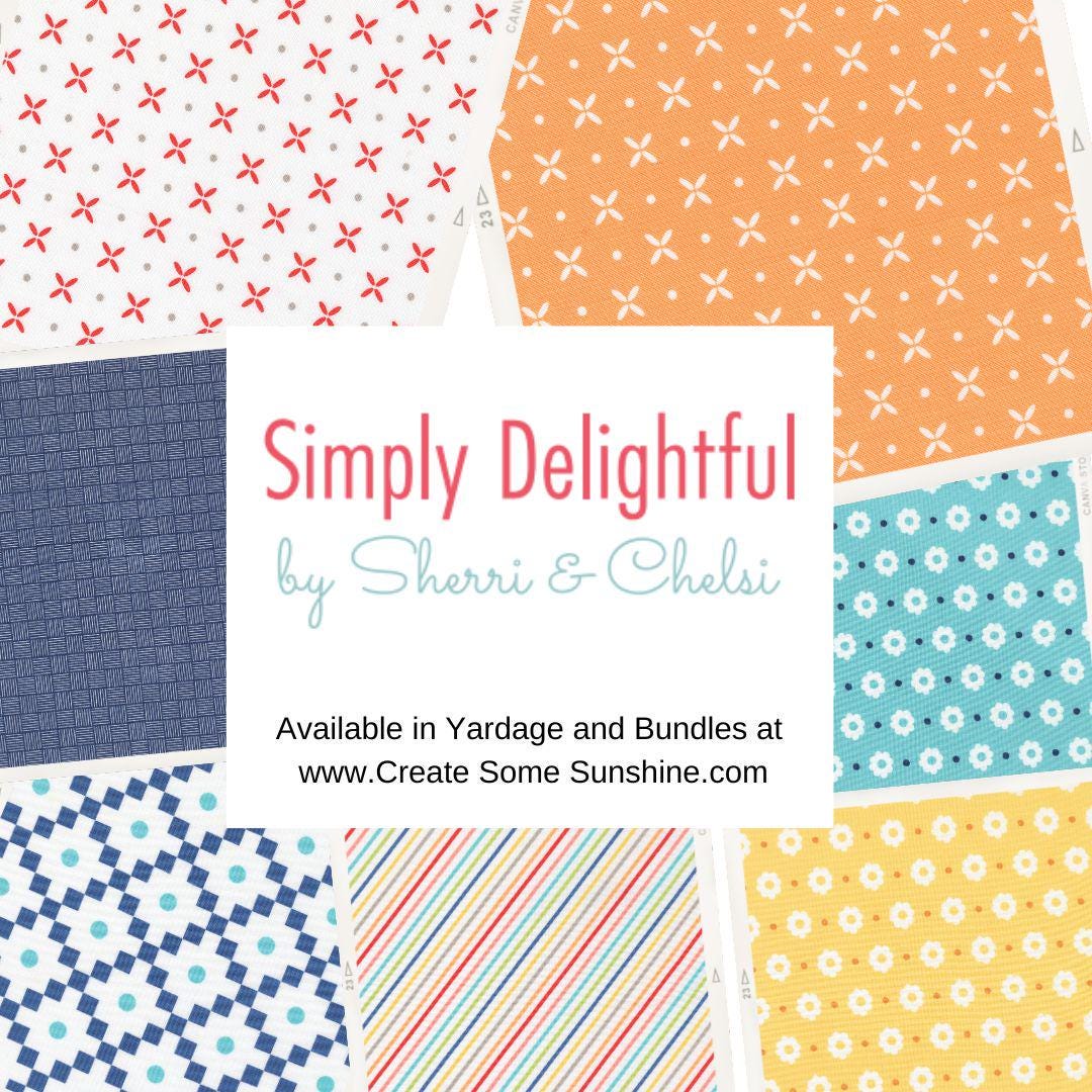 Simply Delightful by Sherri & Chelsi for Moda Fabrics, Half Yard and ...