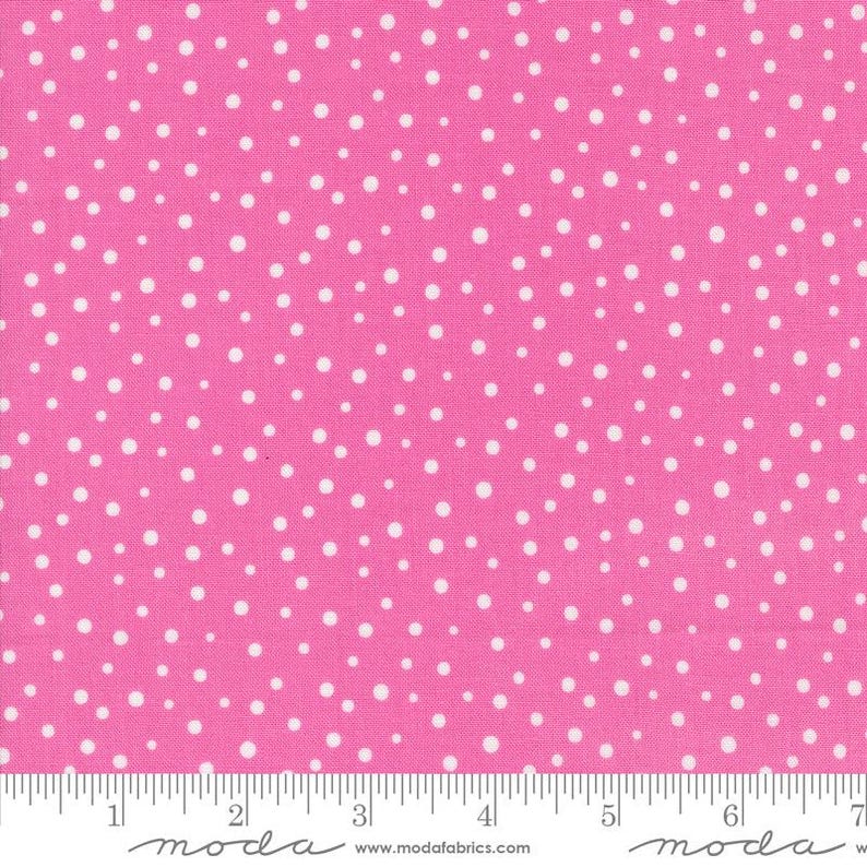 Cali Co Dottie Dot Dots Carnation by Corey Yoder of Moda Fabrics Fabric ...