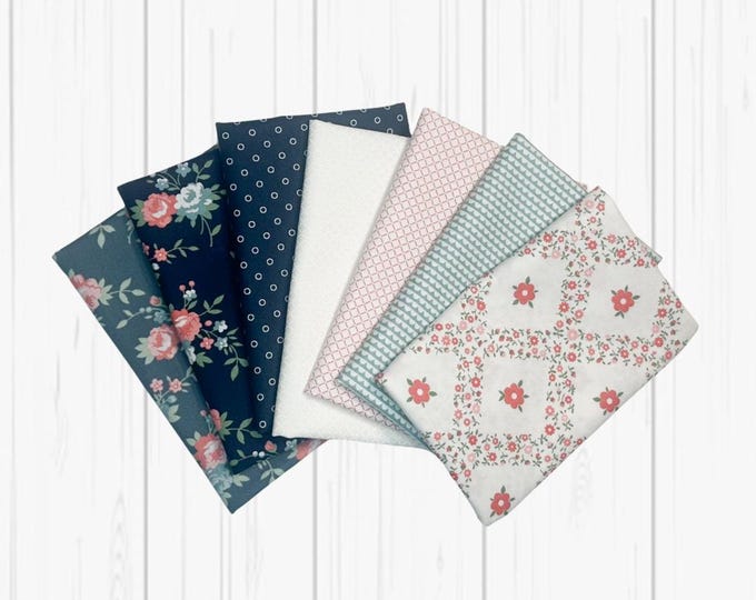 Rosemary Cottage Curated Fat Quarter Bundle (7 Fabrics) by Camille ...