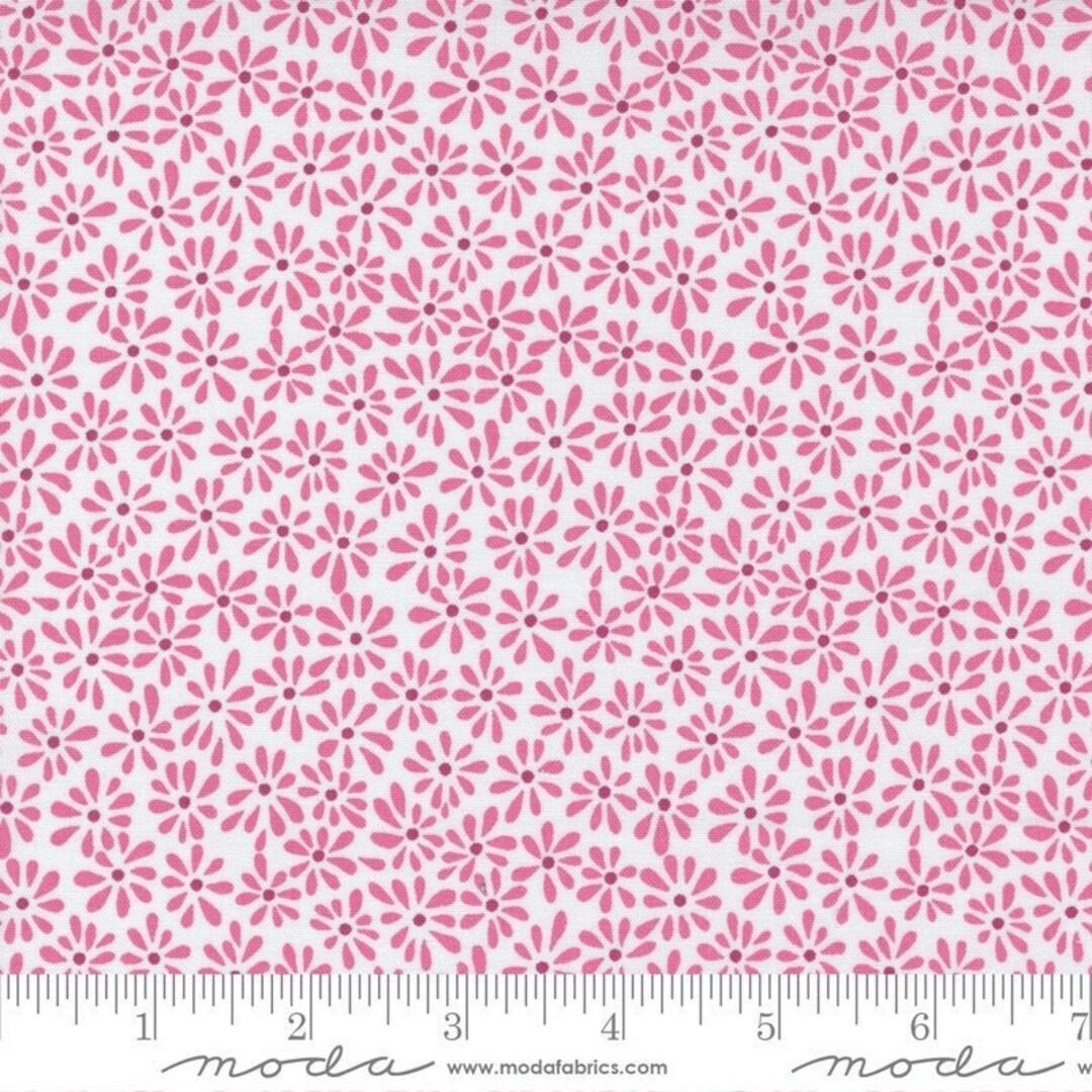 Picnic Pop Doodle Flowers Popping Pink by Me and My Sister Designs for ...